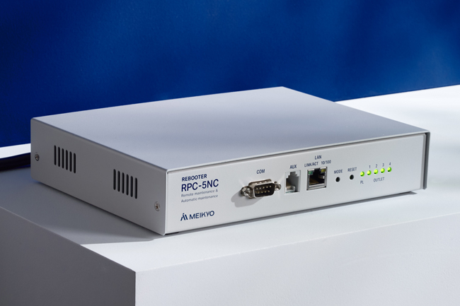 ネットワークの遠隔電源制御の製品紹介（新シリーズ REBOOTER）REBOOTER RPC-5NC｜明京電機